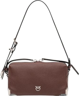 Pinko Bauletto Trittico Mini - - Bags - Damen - Braun - ONE SIZE