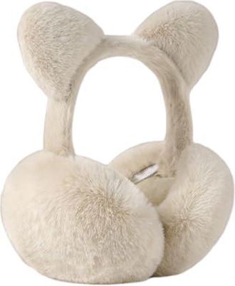 Generico Cache-oreilles pour femme, design anti-vent avec doublure thermique pliable, pour femme en hiver, pour courir et activit&eacute;s dans le froid, dormir, ski 