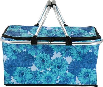 BESPORTBLE Gro&szlig;e Isolierte Lunchtasche Mit Aluminiumrahmen Wasserdichter Faltbarer Mittagessenkorb F&uuml;r Outdoor-Reisen Und Picknicks