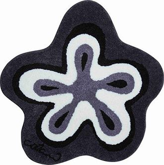 GRUND COLANI Exklusiver Designer Badteppich 100% Polyacryl, ultra soft, rutschfest, ÖKO-TEX-zertifiziert, 5 Jahre Garantie, Colani 1, Badematte 120 cm rund,