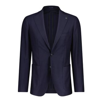 Tagliatore Virgin Wool Blazer - - Jackets - Herren - Blau - L