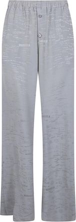 Maison Margiela Femme, Pantalons, Gris, Taille: 36 FR Pantalon ample