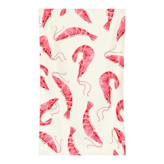 Dock & Bay Geschirrtücher - Schnelltrocknende Küchentücher aus festem Waffelstoff - Mittlere Größe 75x45cm, 29x17 - Shrimply The Best