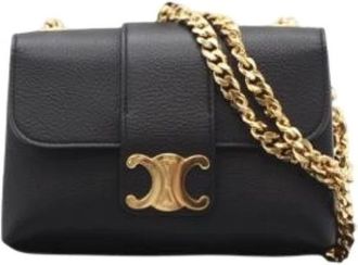 Celine Sac bandouli&egrave;re Vintage Pre-owned - Femme - Pre-owned - Noir - Taille: ONE Size