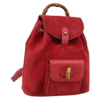 Gucci Pre-owned Vintage Backpack - - Pre-owned - Damen - Rot - ONE SIZE