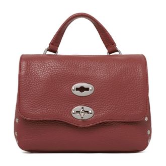 Zanellato Postina Ledertasche mit Henkel - - Bags - Damen - Rot - ONE SIZE