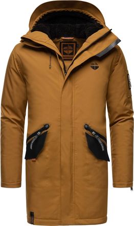 Stone Harbor Herren Winterjacke Ragaan mit Teddyfell & Kapuze