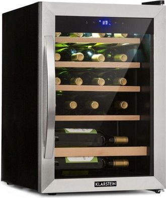 Klarstein Klarstein - Vinamour 19 Uno Weink&uuml;hlschrank 19Fl./65l 4-18&deg;C 40dB Glas