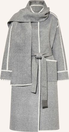 Maje Wollmantel grau