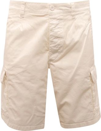 Blauer Homme, Shorts, Blanc, Taille: W36 Bermuda Cargo Gallups Gart Dyed Shorts
