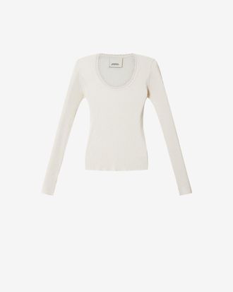 Isabel Marant Pull Selenie - Femme - &Eacute;cru - Taille34 - Isabel Marant