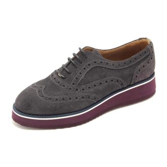 La Martina Wildleder Schn&uuml;rschuhe Anthrazit Modell - - Shoes - Damen - Grau - 36 EU