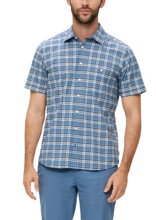 s.Oliver Kurzarmhemd mit Karomuster