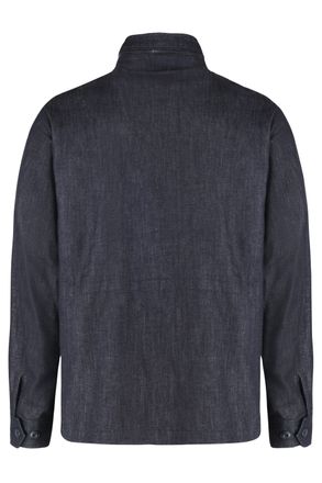 Moncler Mens Chesery Denim Jacket Cotton