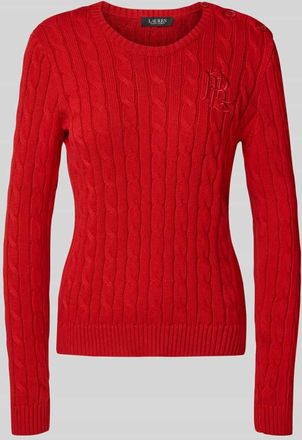 Lauren Ralph Lauren Strickpullover mit Zopfmuster Modell MONTIVA