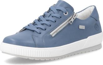 Remonte Damen Sneaker D0700, Frauen Schn&uuml;rschuhe,lose Einlage,wasserabweisend,remonteTEX,Low-tie,Schnuerschuhe,Schnuerer,Schnuerung,blau (16),43 EU