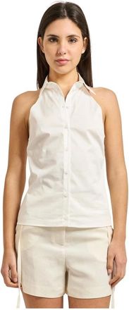 Patrizia Pepe Femme, Tops, Blanc, Taille: 44 FR Patrizia Pepe Chemises