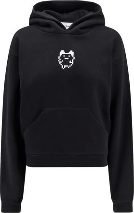 Coperni Femme, Sweatshirts et sweats à capuche, Noir, Taille: 38 FR Pull Noir avec Capuche et Broderie