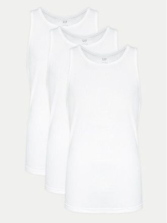 GAP Tanktop-Set 483958-00 Wei&szlig; Regular Fit