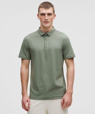 lululemon ShowZero Poloshirt f&uuml;r M&auml;nner - Gr&ouml;&szlig;e 2XL in Willow Leaf
