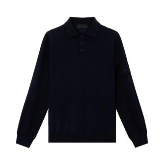 Stone Island Rundhals-Pullover - - Knitwear - Herren - Blau - XL