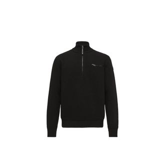 Moncler Moncler Wool & Cashmere Blend Polo Neck Jumper, Men, Black, Size: 3xl