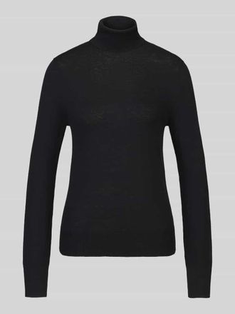 s.Oliver Black Label Rollkragenpullover mit feinem Rippabschluss