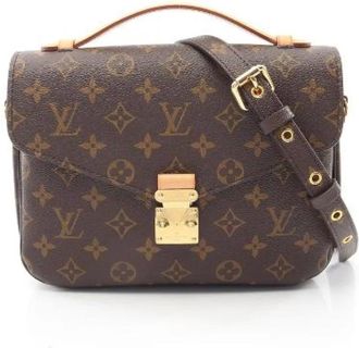 Louis Vuitton Pre-owned Pochette Metis Monogram Coated Canvas Sac 2-en-1 - Femme - Pre-owned - Brun - Taille: ONE Size