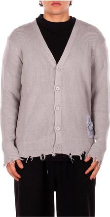 John Richmond Homme, Pulls, Gris, Taille: L Maglia Cardigan