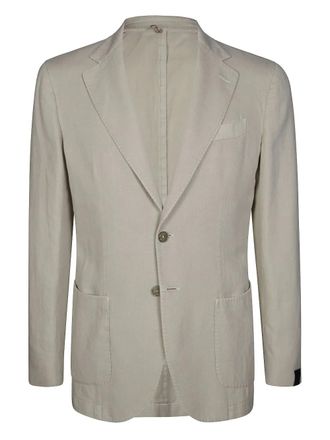 Santaniello blazer &agrave; simple boutonnage - Gris