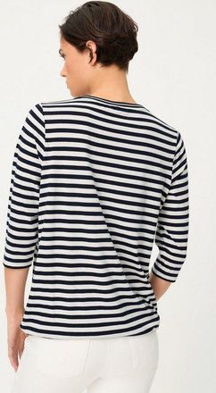Olsen T-Shirt Shirt mit dekorativem Streifendruck