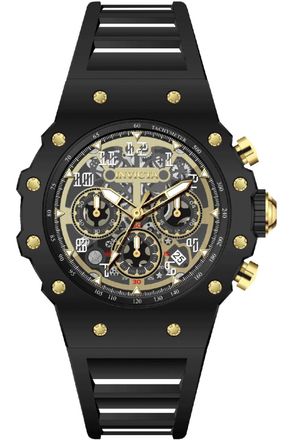 Invicta Racing 69650 Herrenuhr - Quarzwerk - Acryl mit goldenem Zifferblatt - 43 mm