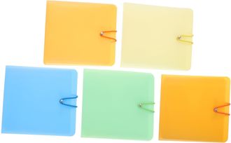 Valiclud 5 Stück Cd Organizer Aus Strapazierfähigem Material Mit 12 Fächern Für CDs DVDs Kratzfeste Aufbewahrungsetui Für Musik Und Filmsammler Für Zuhause Und