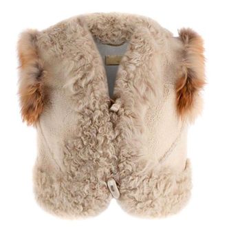 Dolce & Gabbana Dolce and Gabbana Fox Fur and Shearling Gilet Size M