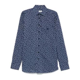 Etro Homme, Chemises, Bleu, Taille: 3XL Chemise Motif Cachemire