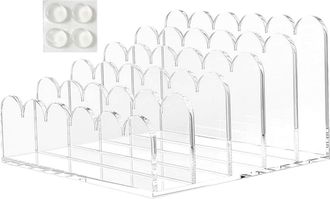 Generic Briefablage aus Acryl, Aufbewahrungsst&auml;nder mit 5 F&auml;chern f&uuml;r transparente Umschl&auml;ge | Multifunktionaler Briefsortierer f&uuml;r Dokumente, Briefe, Rechnun