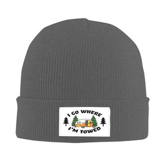 Generic Anti-Transpiration Bonnet dhiver Tricot&eacute;, Je Vais l&agrave; o&ugrave; on me remorque, Universelle Chapeau dhiver Tricot&eacute;, Bonnet Hiver Chaud Tricot pour Femme, Ski,