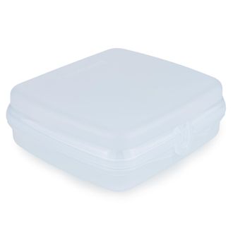 Tupperware Eco+ Sandwich-Box hellblau Brotdose Pausenbrot Brotbox (inkl. 1x Schl&uuml;sselanh&auml;nger Zuf&auml;llig)