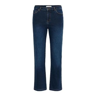 Kaffe Gerades Jeans - - Jeans - Damen - Blau - W35 L32