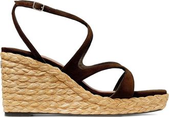 Jimmy Choo London Femme, Chaussures, Brun, Taille: 38 EU Ayla 85 Wedge Sandal