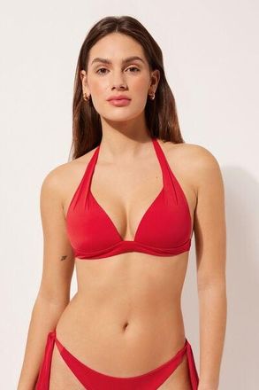 Calzedonia Triangel-bikinioberteil Indonesia Mit Wattierung Rot