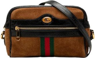 Gucci Sac bandouli&egrave;re Ophidia Pre-owned - Femme - Pre-owned - Brun - Taille: ONE Size