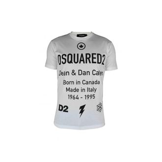 Dsquared2 Kurz&auml;rmeliges T-Shirt - - Tops - Herren - Wei&szlig; - M