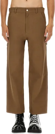 Moschino Cotton Tricot Trousers - Brown