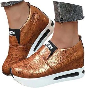 Generic Chaussures de course pour femme - Talon compens&eacute; - Chaussures orthop&eacute;diques - Chaussures de sport - Antid&eacute;rapantes - Chaussures de marche - Chaussures