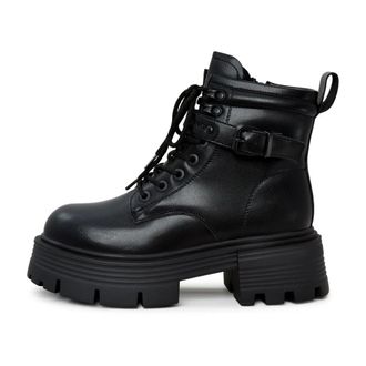 Cesare Gaspari Bottines &Eacute;l&eacute;gantes &agrave; Plateforme - Noir - Femme - Chaussures - Noir - Taille: 39 EU
