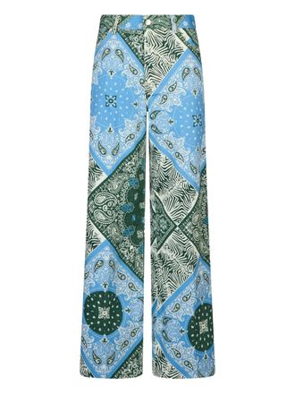 Liu Jo pantalon &agrave; imprim&eacute; graphique - Vert