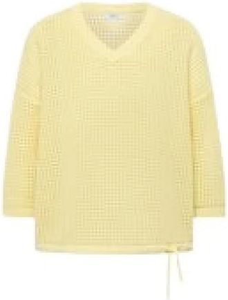 Cecil H&auml;kelpullover - - Knitwear - Damen - Gelb - XL