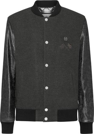 Philipp Plein College Bomberjacke LS Plein Club - - Jackets - Herren - Schwarzk - M