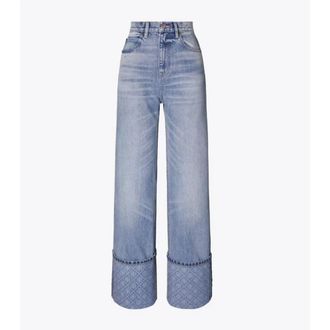Tory Burch Damen, Jeans, Blau, W27Gr&ouml;&szlig;e